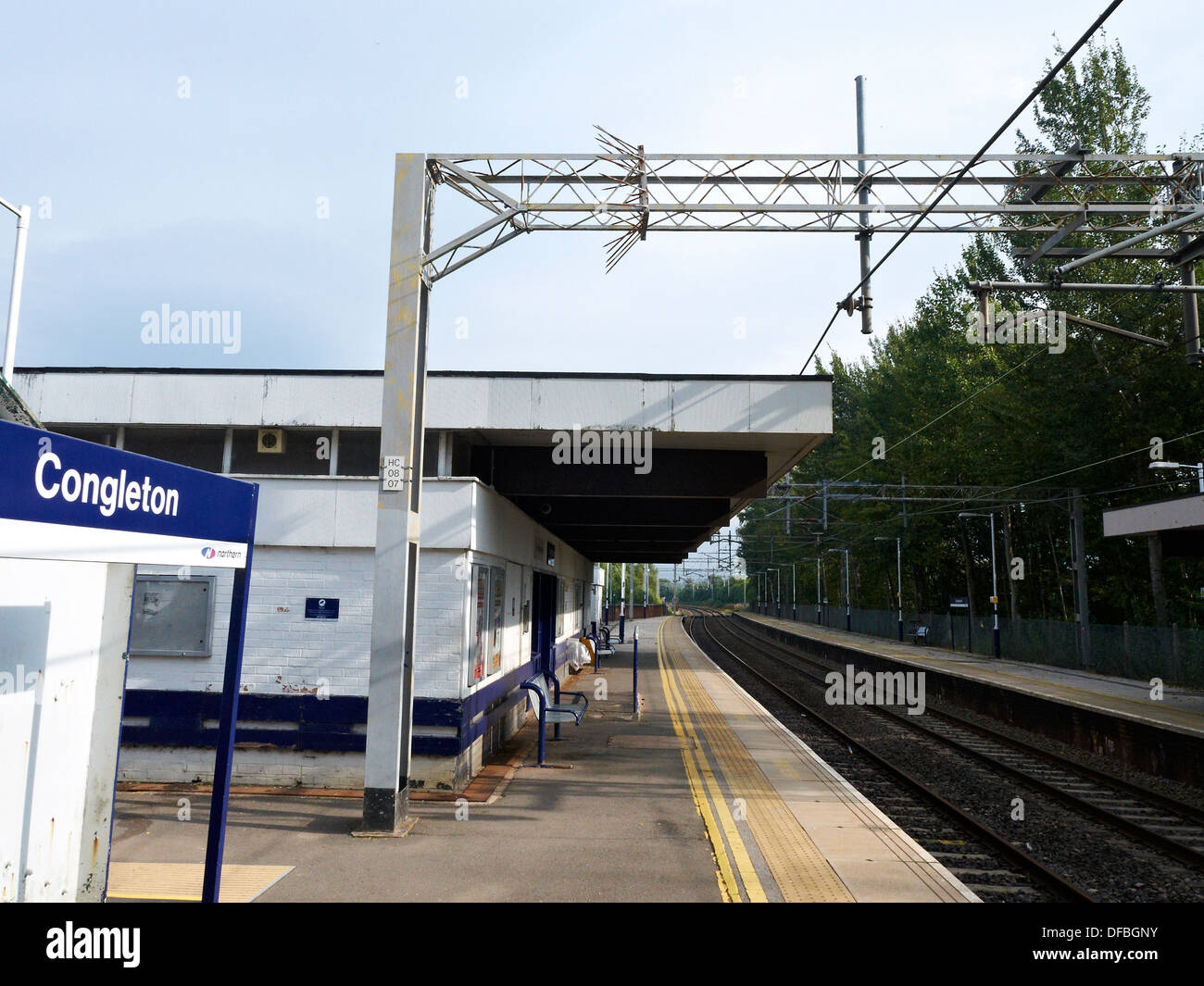 Congleton railway station Cheshire UK Stock Photo - Alamy