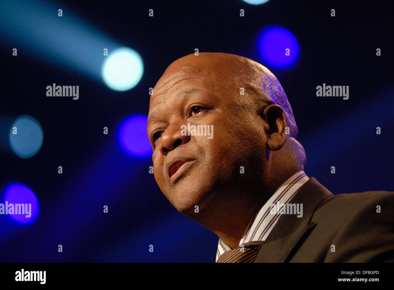 South Africa's Minister Transport Jeff Radebe addresses Durban Chamber ...