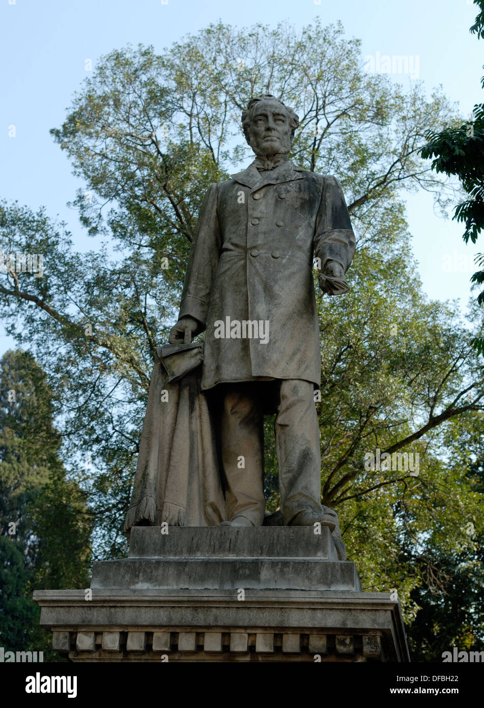 A statue British South African statesman Sir Theophilus Shepstone ...
