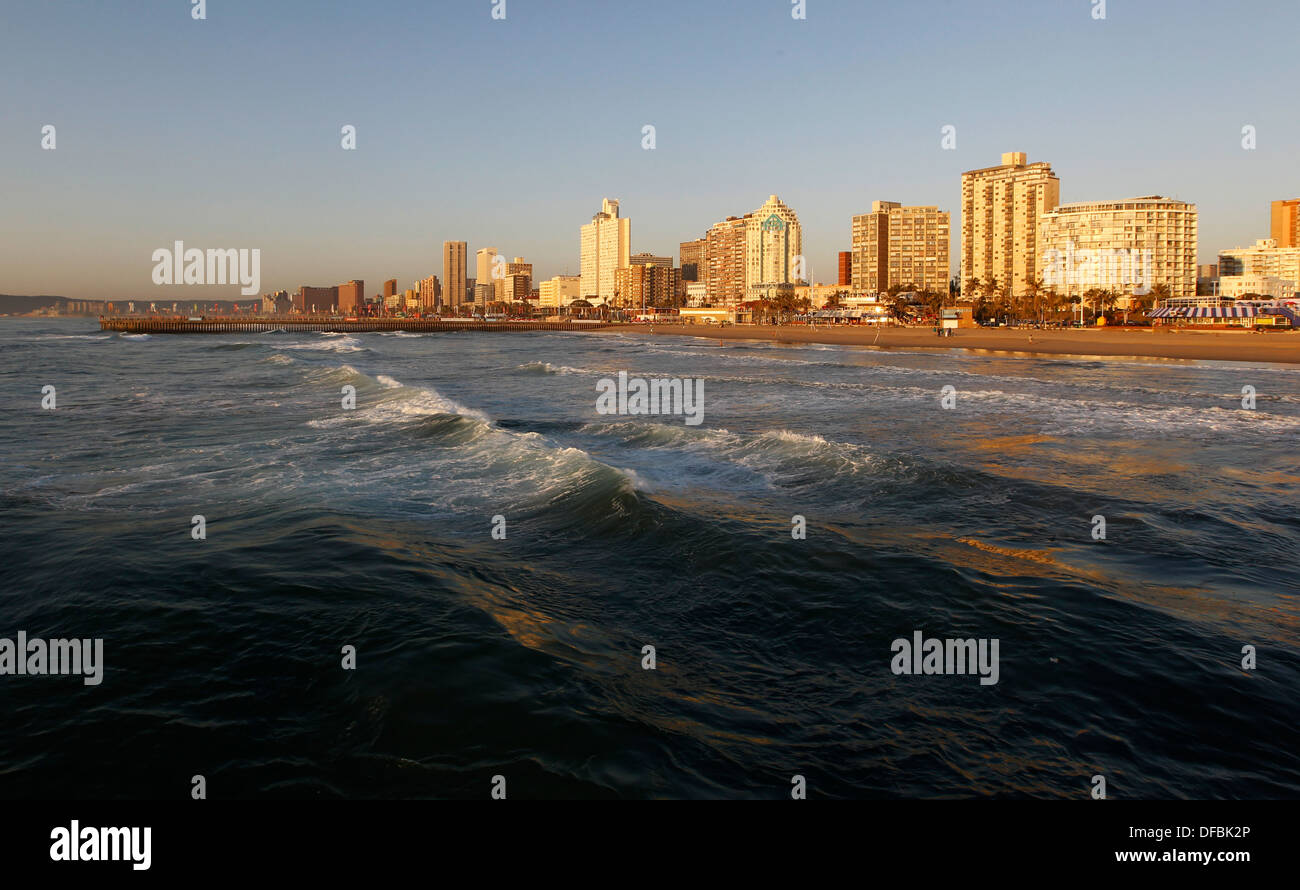 The Durban skyline at dawn, June 20, 2010. © Rogan Ward 2010 Stock ...