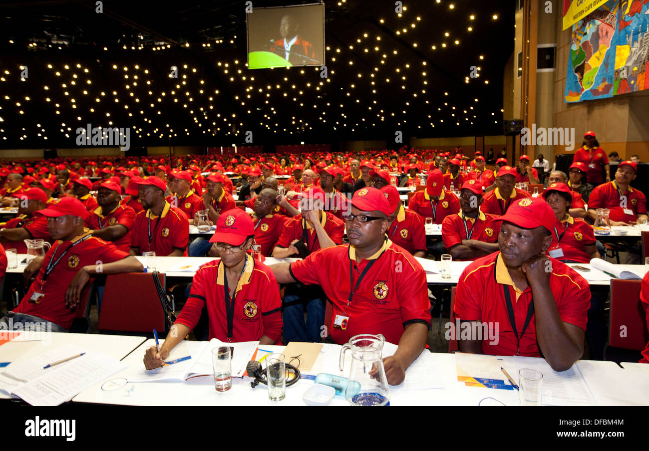 Union members during NUMSA's 9th National Conference at the Albert ...
