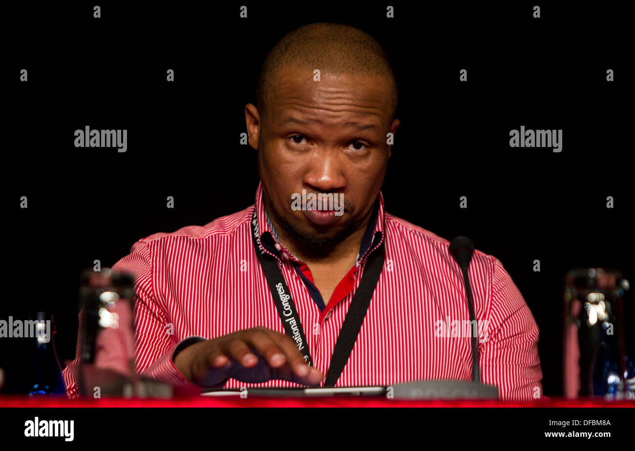 General Secretary Irvin Jim during NUMSA's 9th National Conference ...