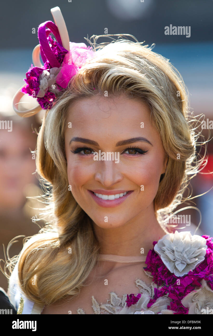 2011 Miss South Africa Melinda Bam at the Durban July, 7 July, 2012 ...