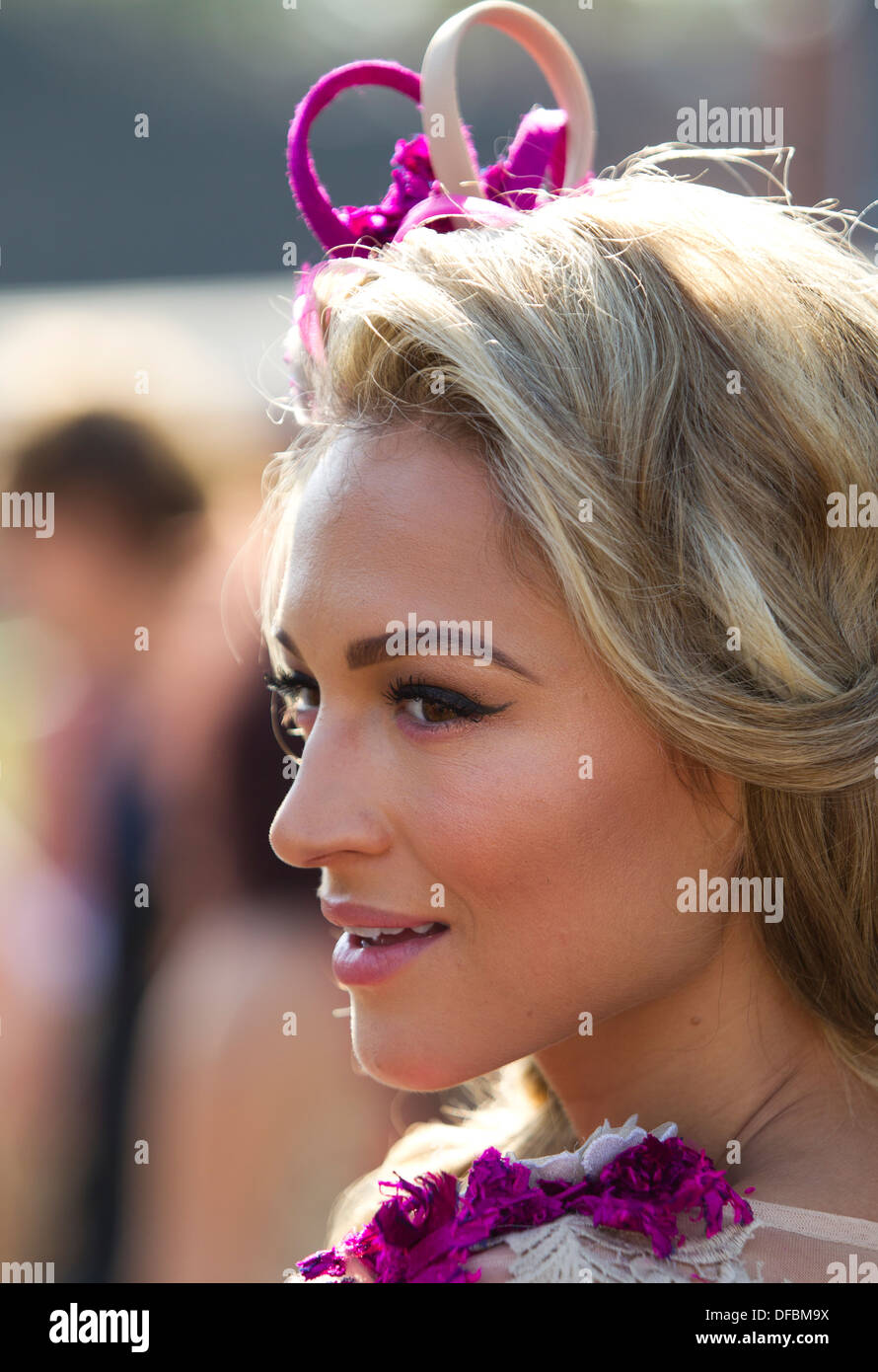 2011 Miss South Africa Melinda Bam at the Durban July, 7 July, 2012 ...