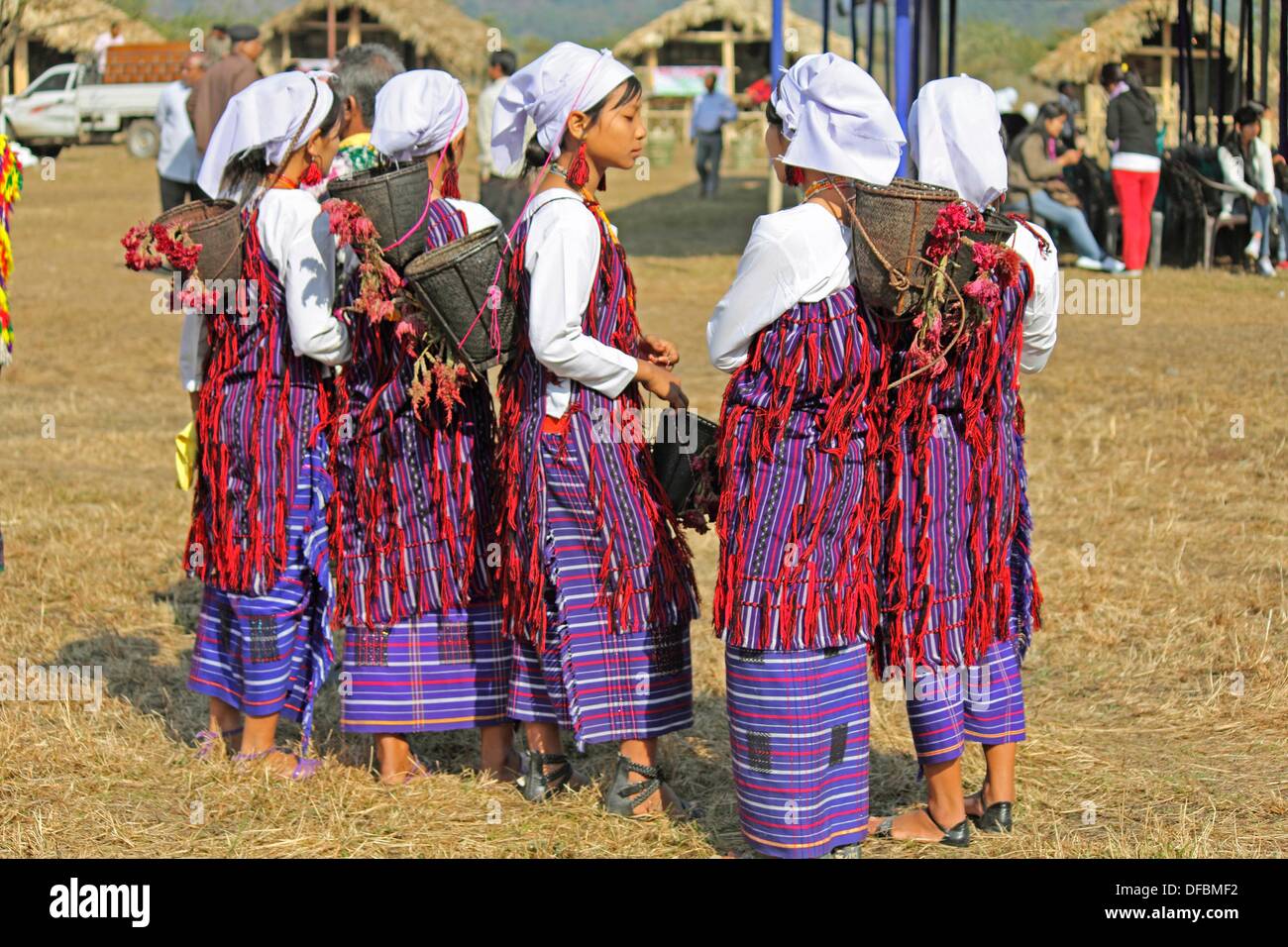 Tangsa Girls, Pangwa Tribes, at Namdapha Eco Cultural Festival, Miao ...