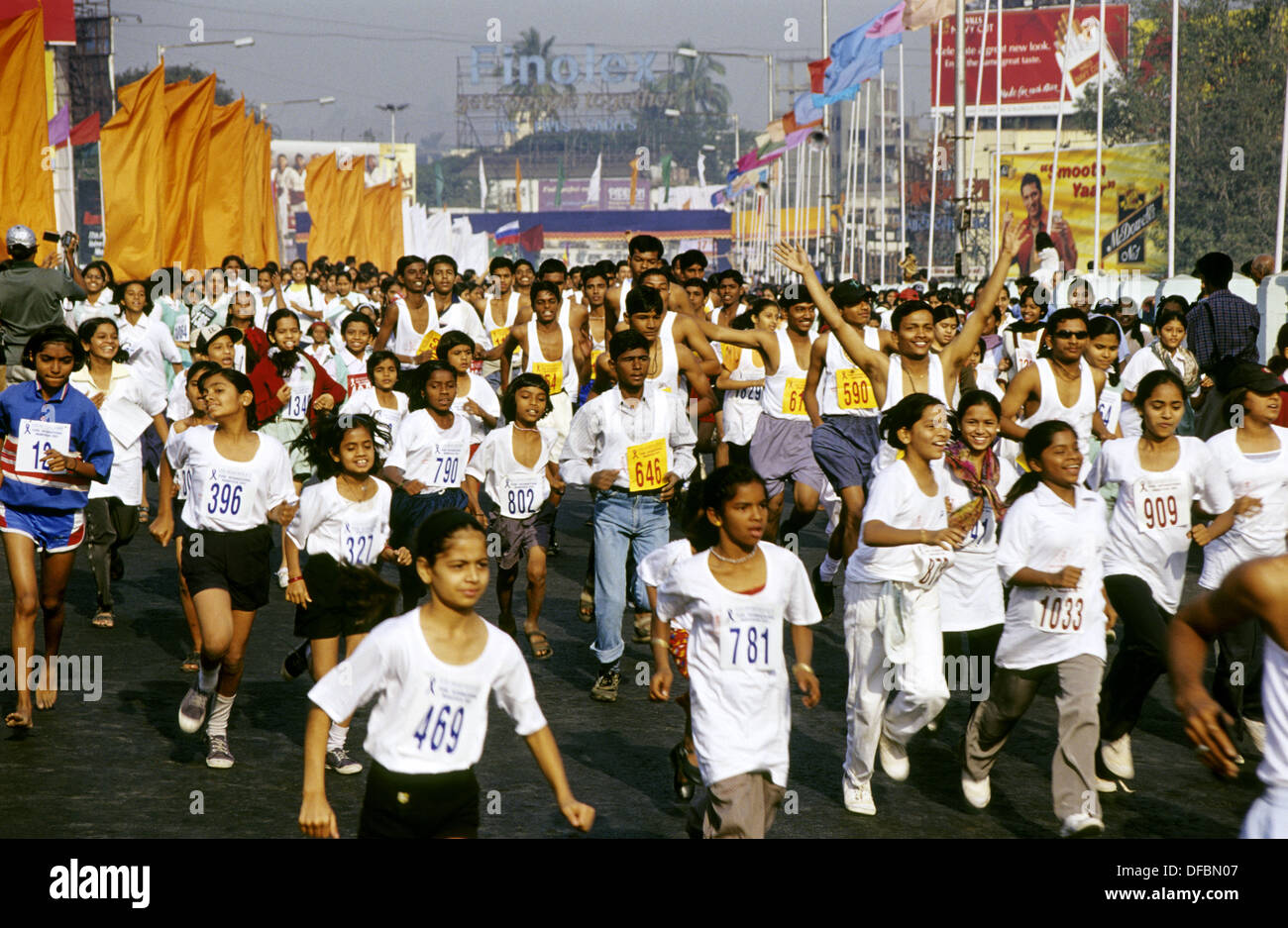 Pune International Marathon. participents ran 42 kms. Pune, Maharasthra ...