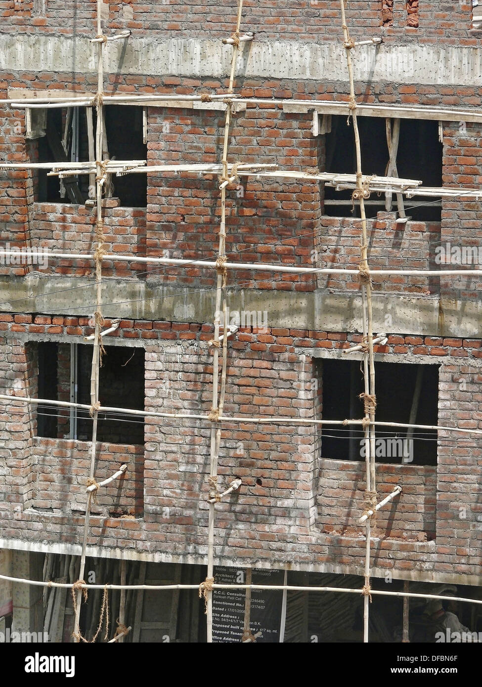Building under construction, Pune, Maharashtra, India Stock Photo - Alamy