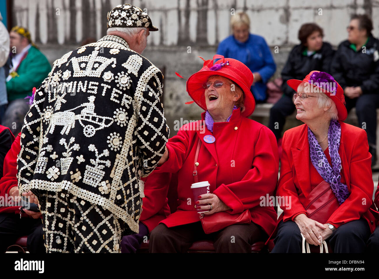 A Pearly King Talking With The Crowd, The Pearly Kings and Queens ...