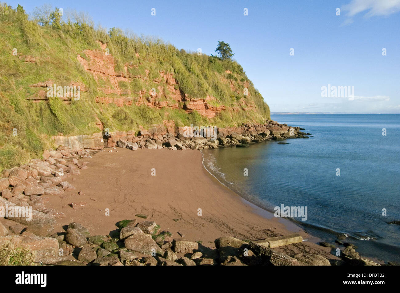 Maidencombe Beach Devon England Uk High Resolution Stock Photography ...