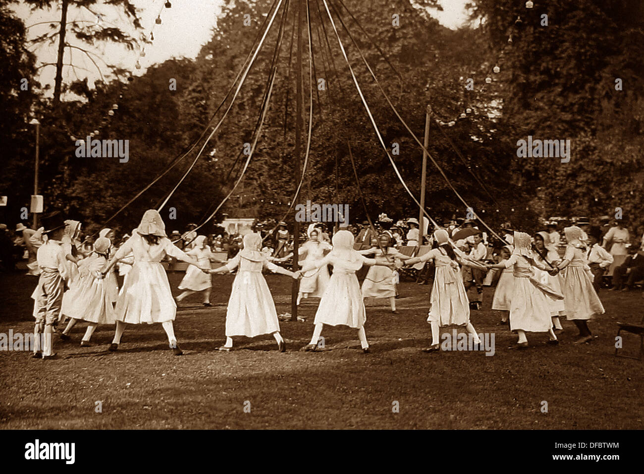 Vintage Maypole Dance