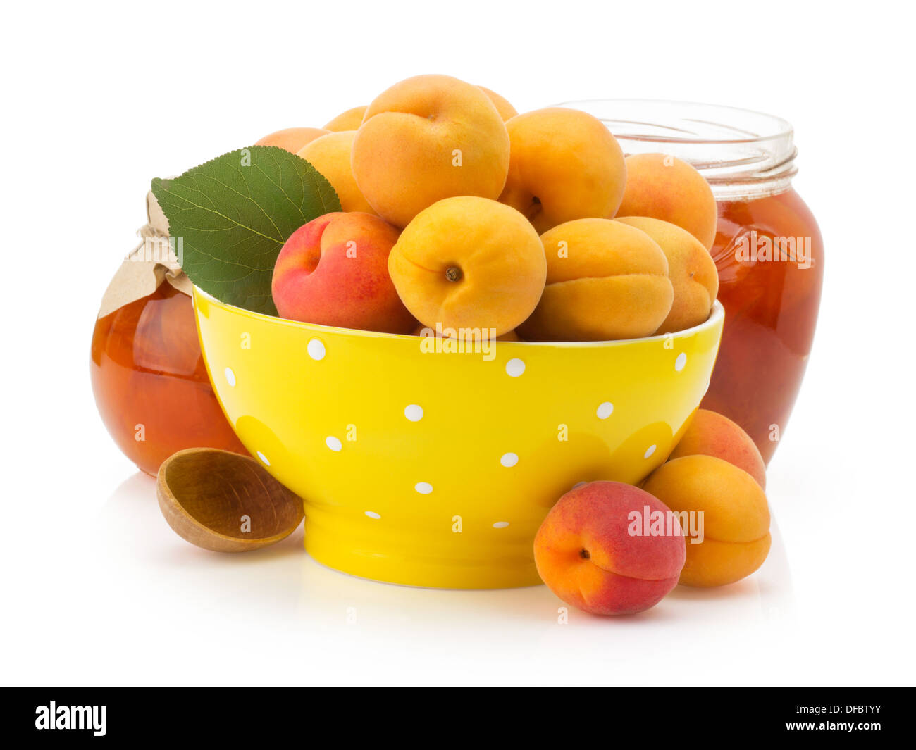 apricot fruit isolated on white background Stock Photo - Alamy