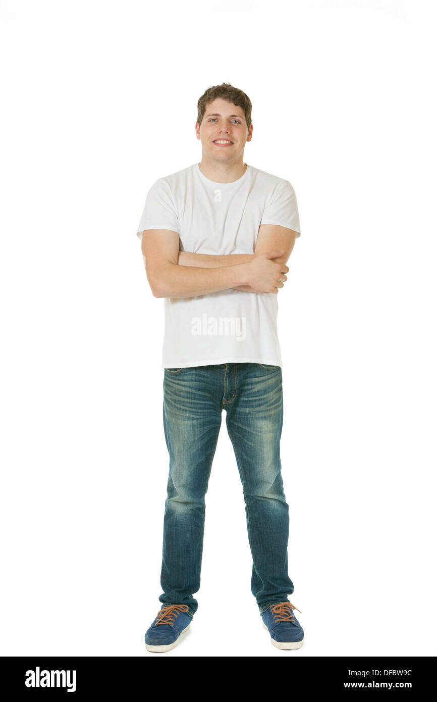 Man Standing Up Smiling