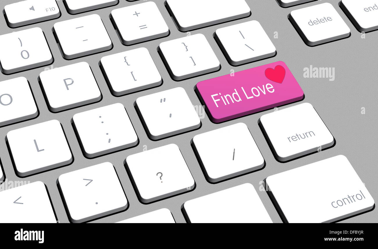 Keyboard with heart symbol hi-res stock photography and images - Alamy