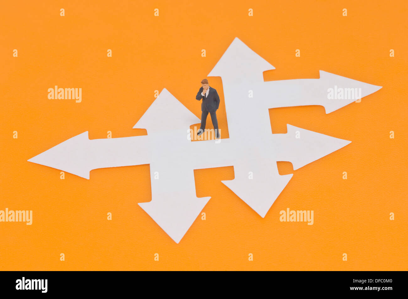 Businessman arrow hi-res stock photography and images - Alamy