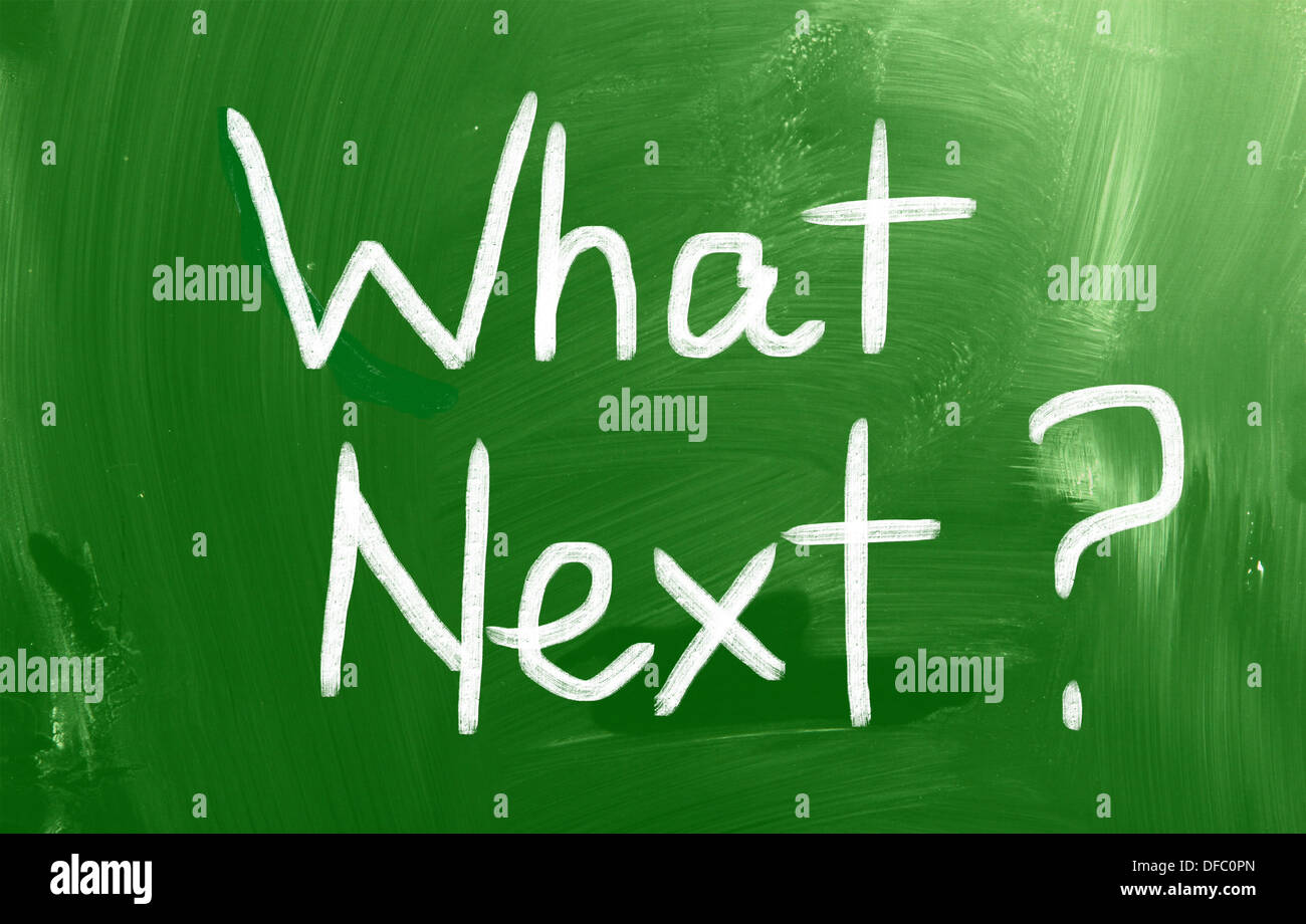 What Next Concept Stock Photo - Alamy