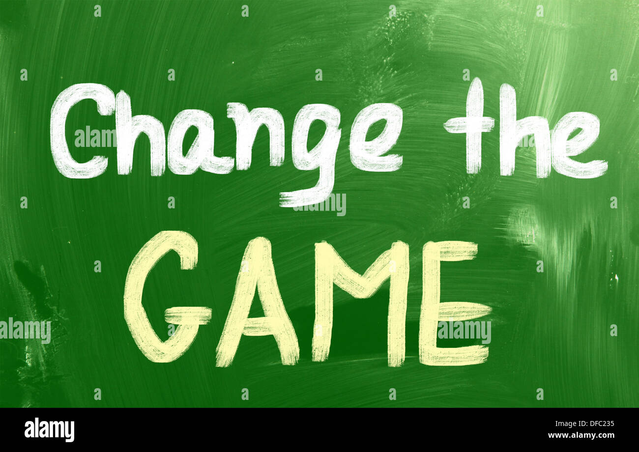 Change The Game Concept Stock Photo - Alamy