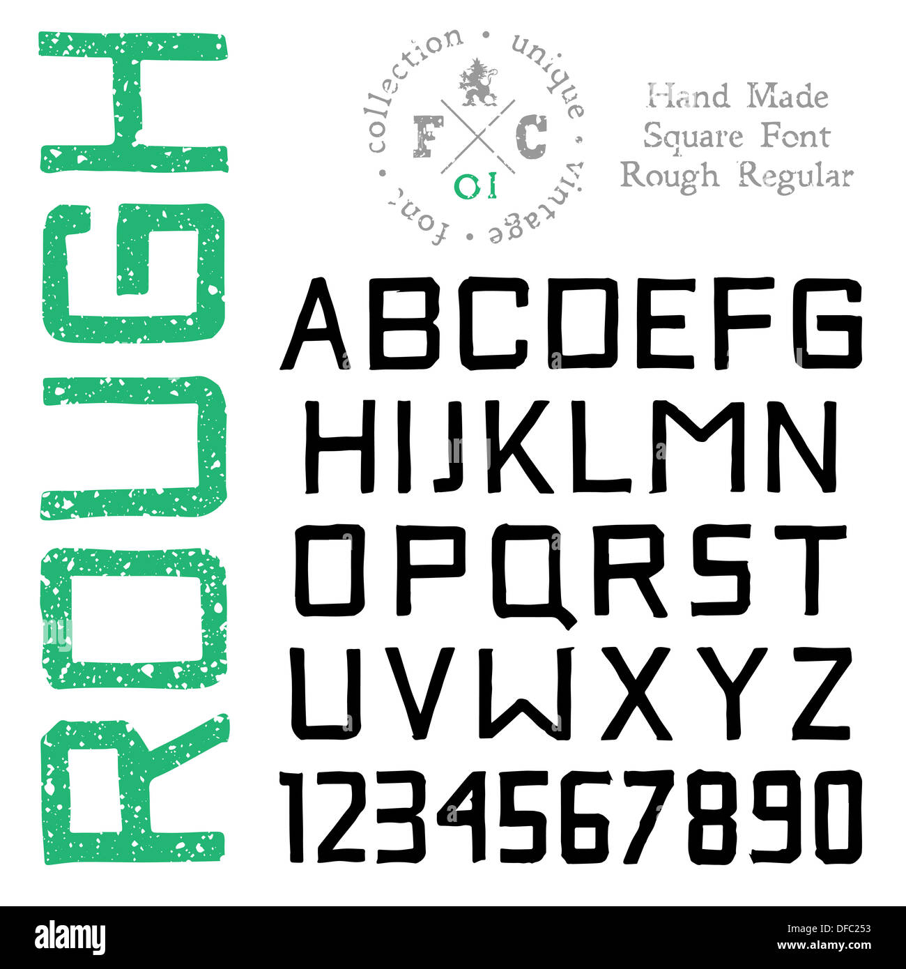 Handmade sans serif font regular type hi-res stock photography and ...