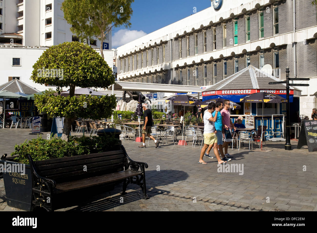 Casemates Square Gibraltar Stock Photo - Alamy