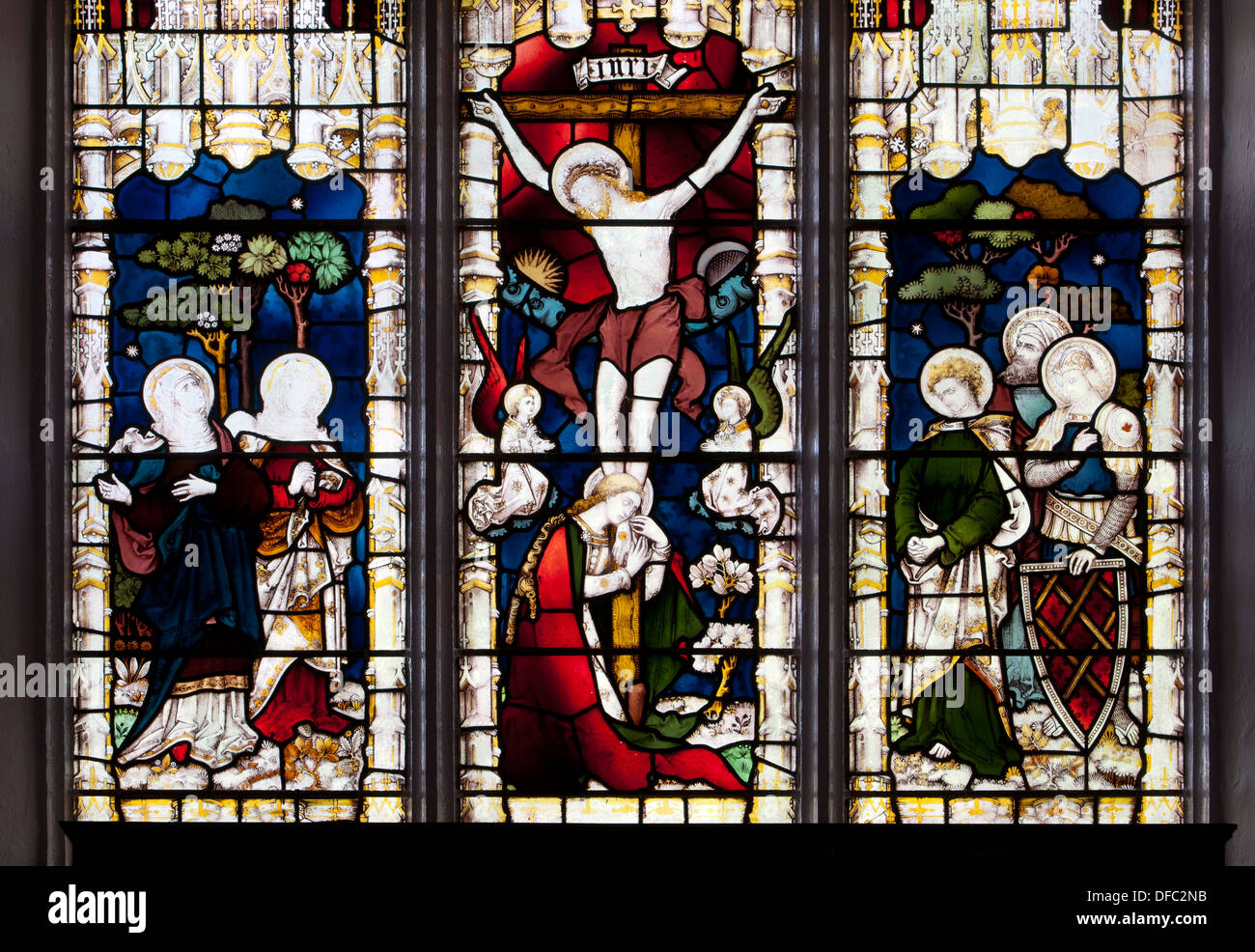 The East Window, St. Mary`s Church, Congerstone, Leicestershire ...