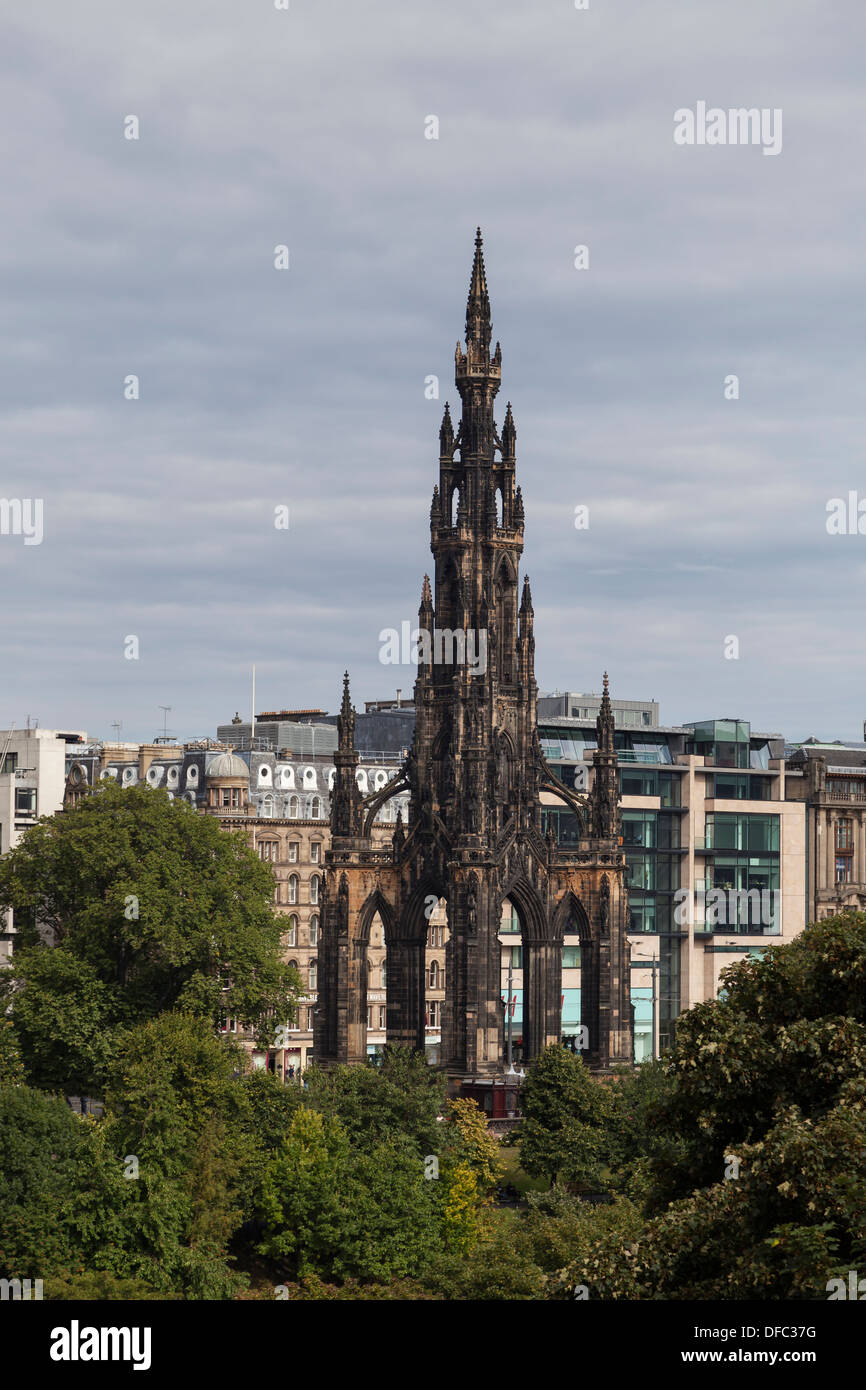 The Scott Monument, Victorian Gothic 61.11m monument to author, Sir ...