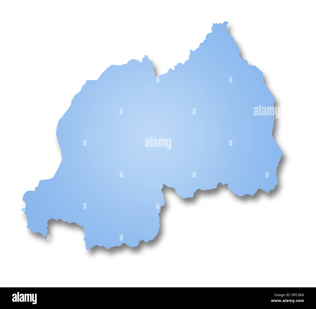 Rwanda map hi-res stock photography and images - Alamy