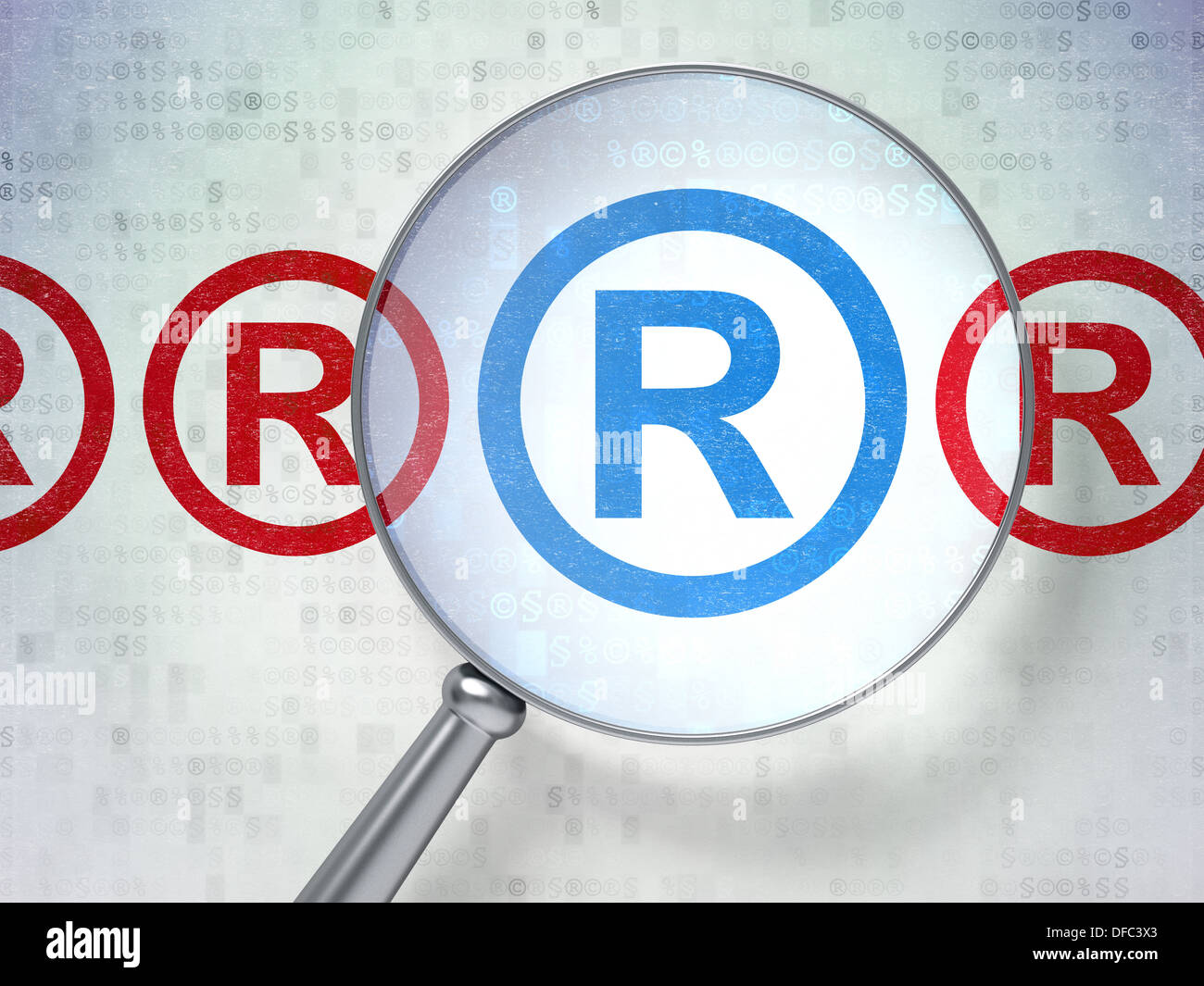 Registered mark icon blue hi-res stock photography and images - Alamy