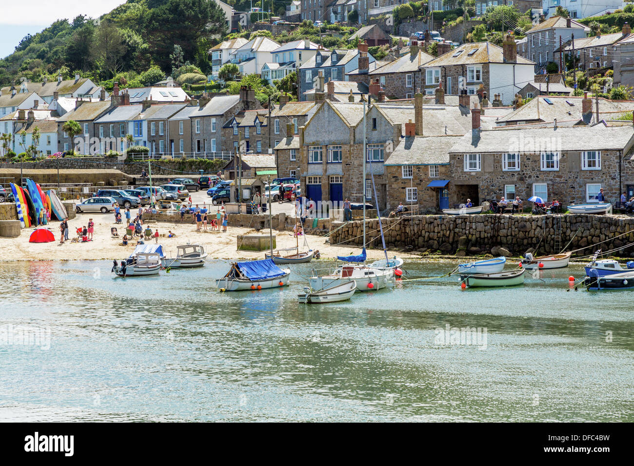 Mousehole harbour, Cornwall, England Stock Photo - Alamy