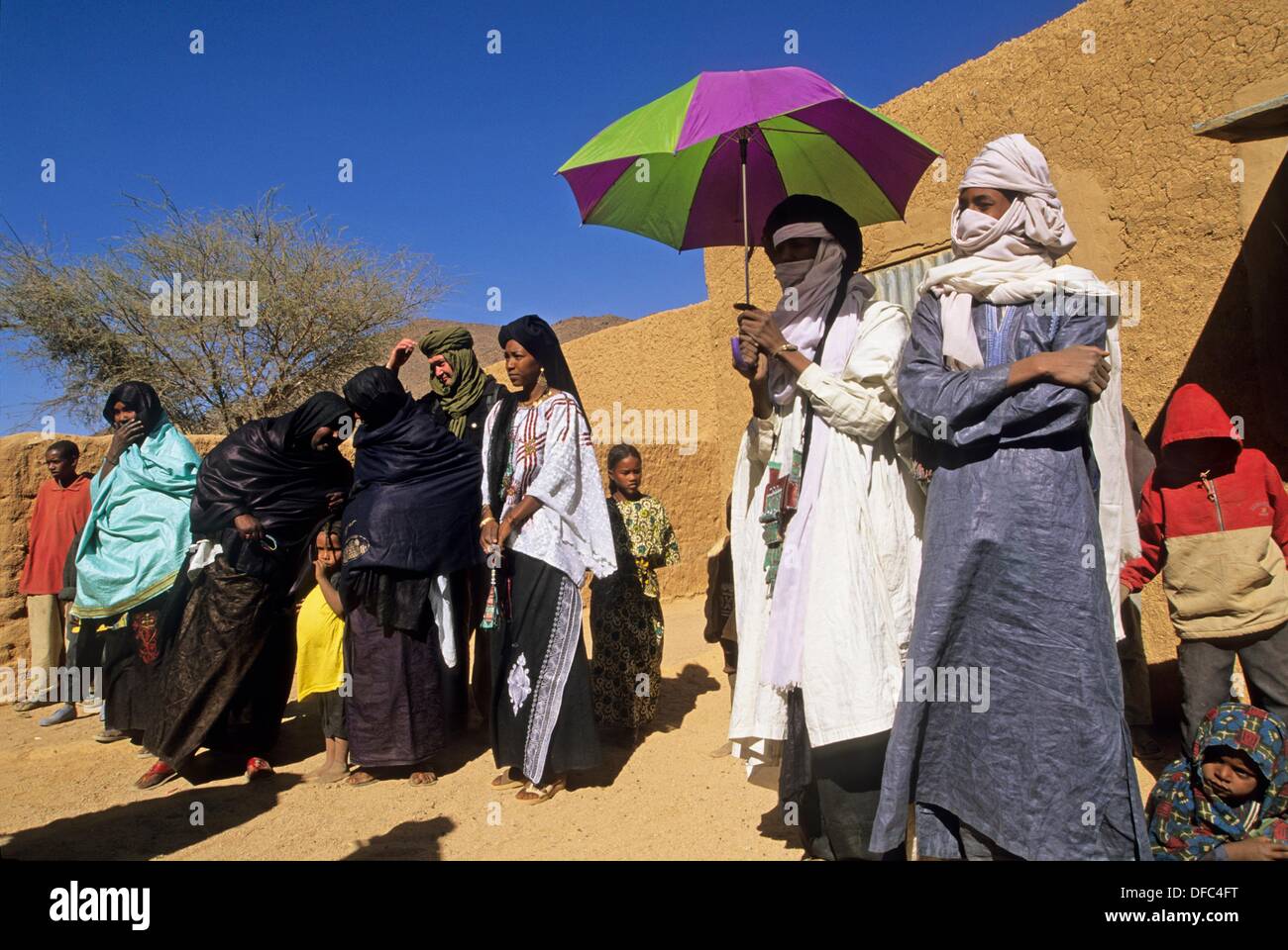villagers of Timia,village of Aïr,Niger,Western Africa Stock Photo - Alamy