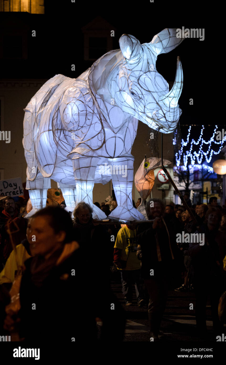 Rhino in the city hi-res stock photography and images - Alamy