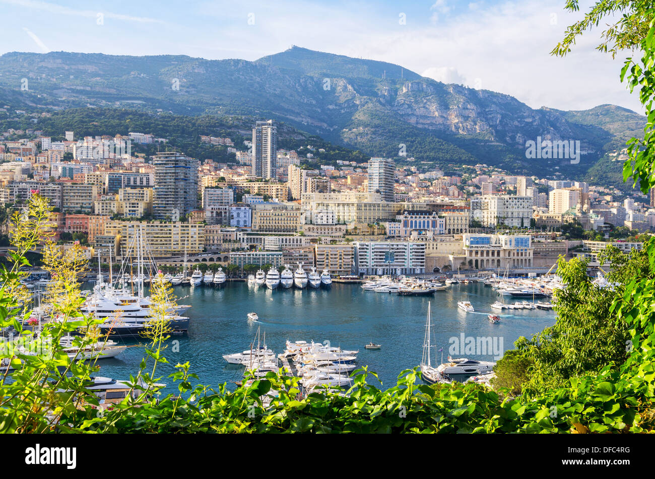 Monte Carlo harbour. Principality of Monaco Stock Photo - Alamy