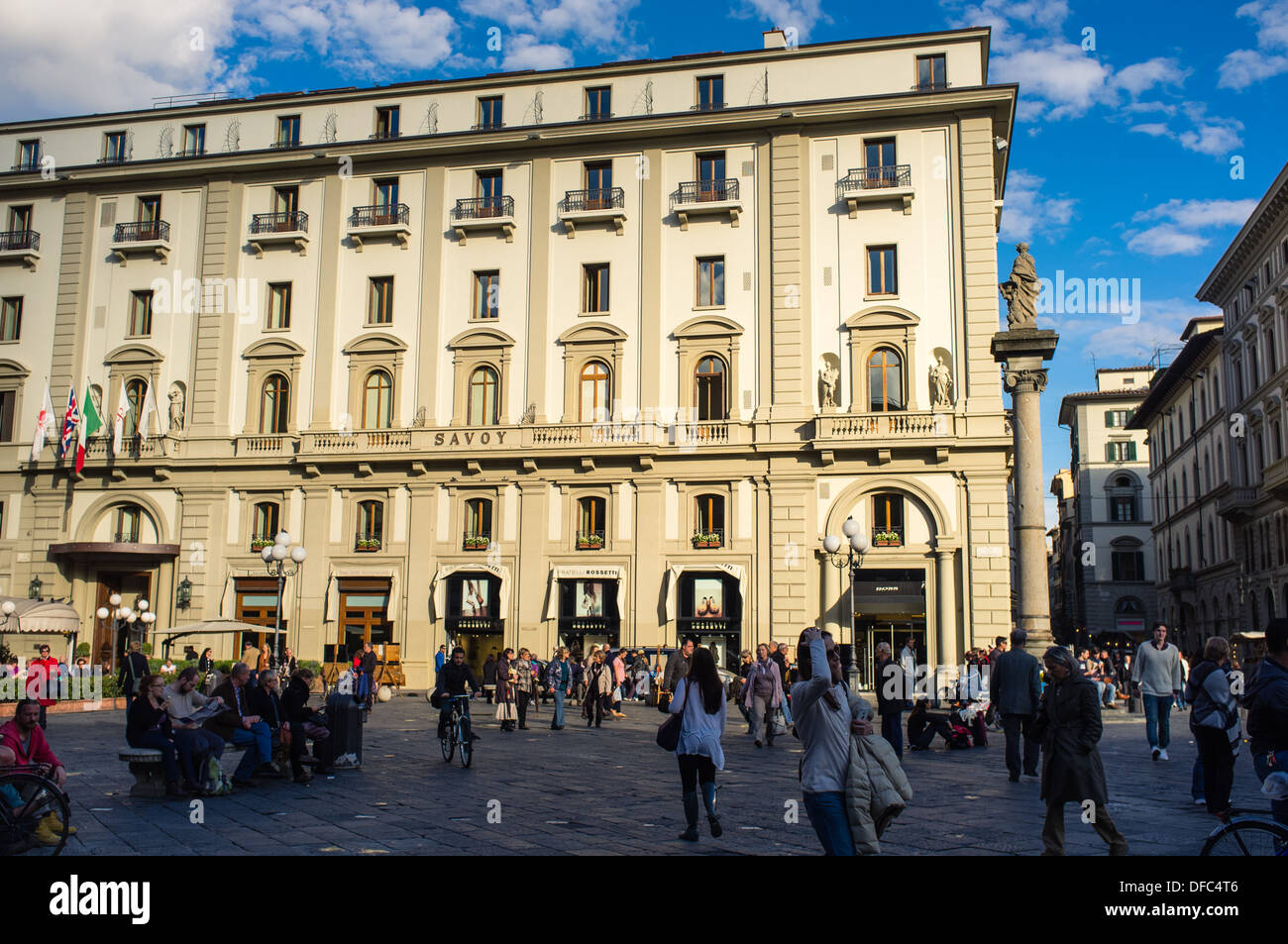 The Savoy hotel in Florence, Italy Stock Photo - Alamy