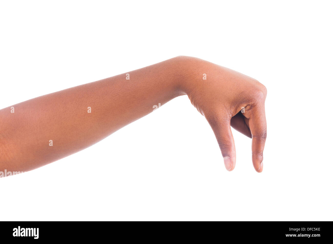 hand sign isolated on white background Stock Photo - Alamy