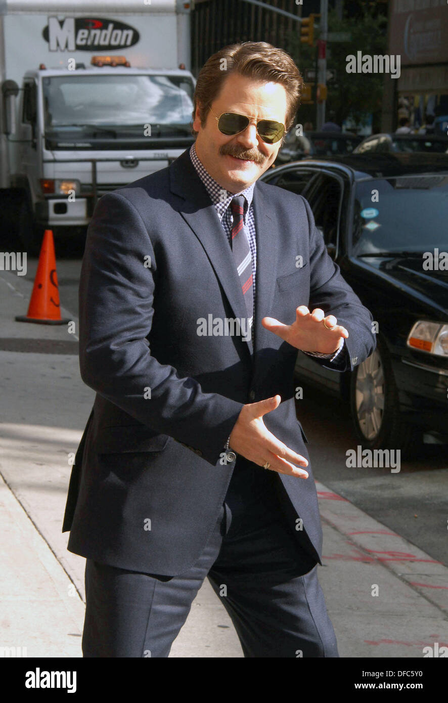 Actor nick offerman arrives late hi-res stock photography and images ...