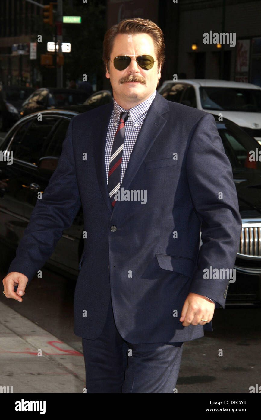 Actor nick offerman arrives late hi-res stock photography and images ...
