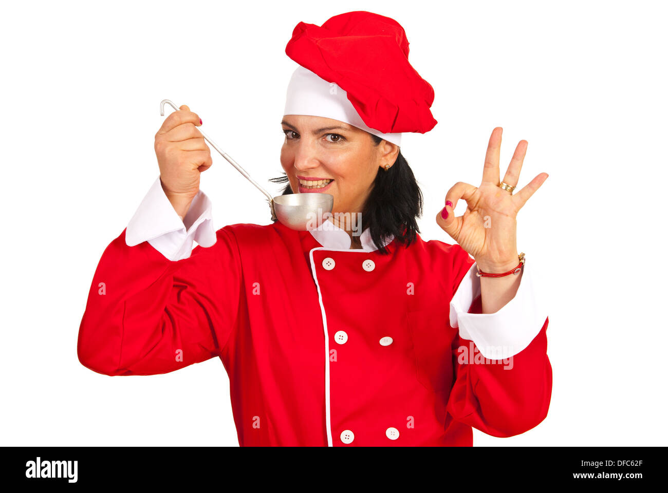 Taste gesture hi-res stock photography and images - Alamy