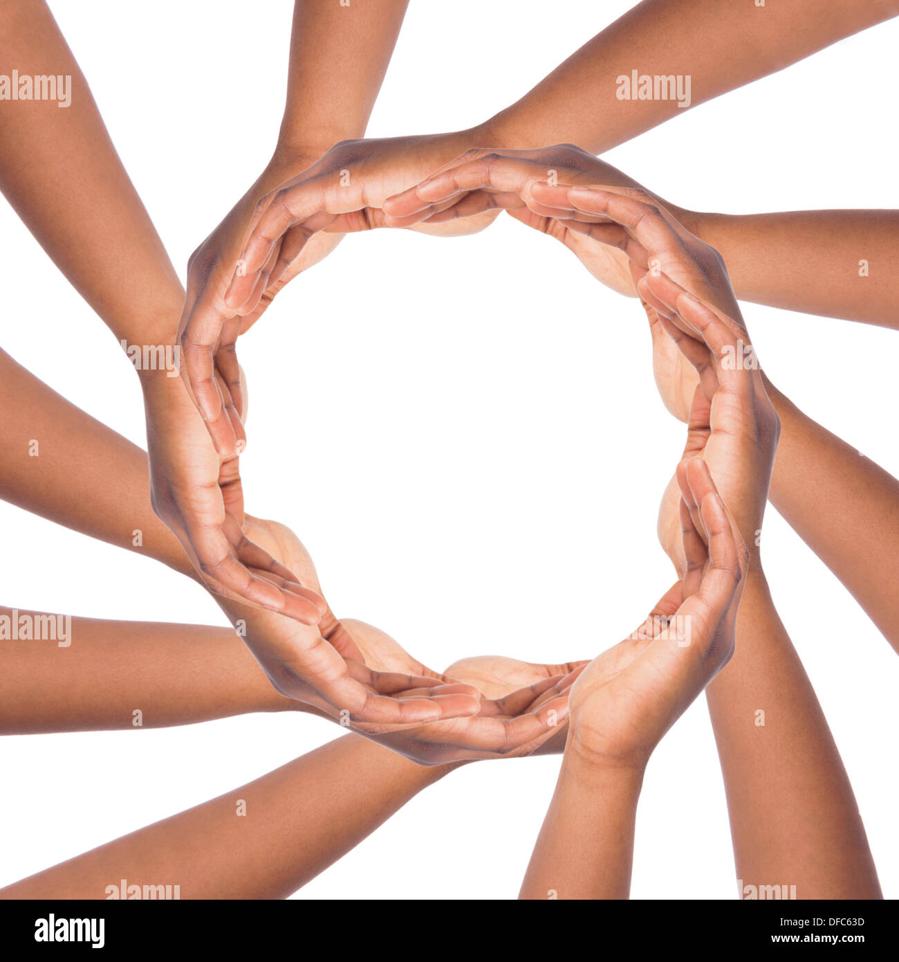 hand sign isolated on white background Stock Photo - Alamy