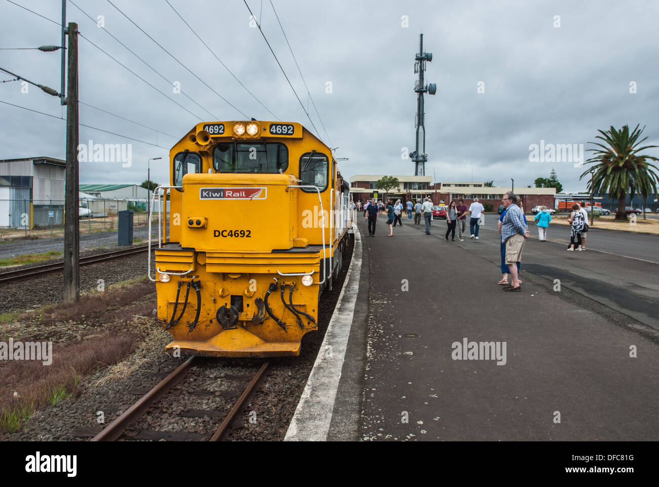 Kiwirail at Hamilton Station Stock Photo - Alamy