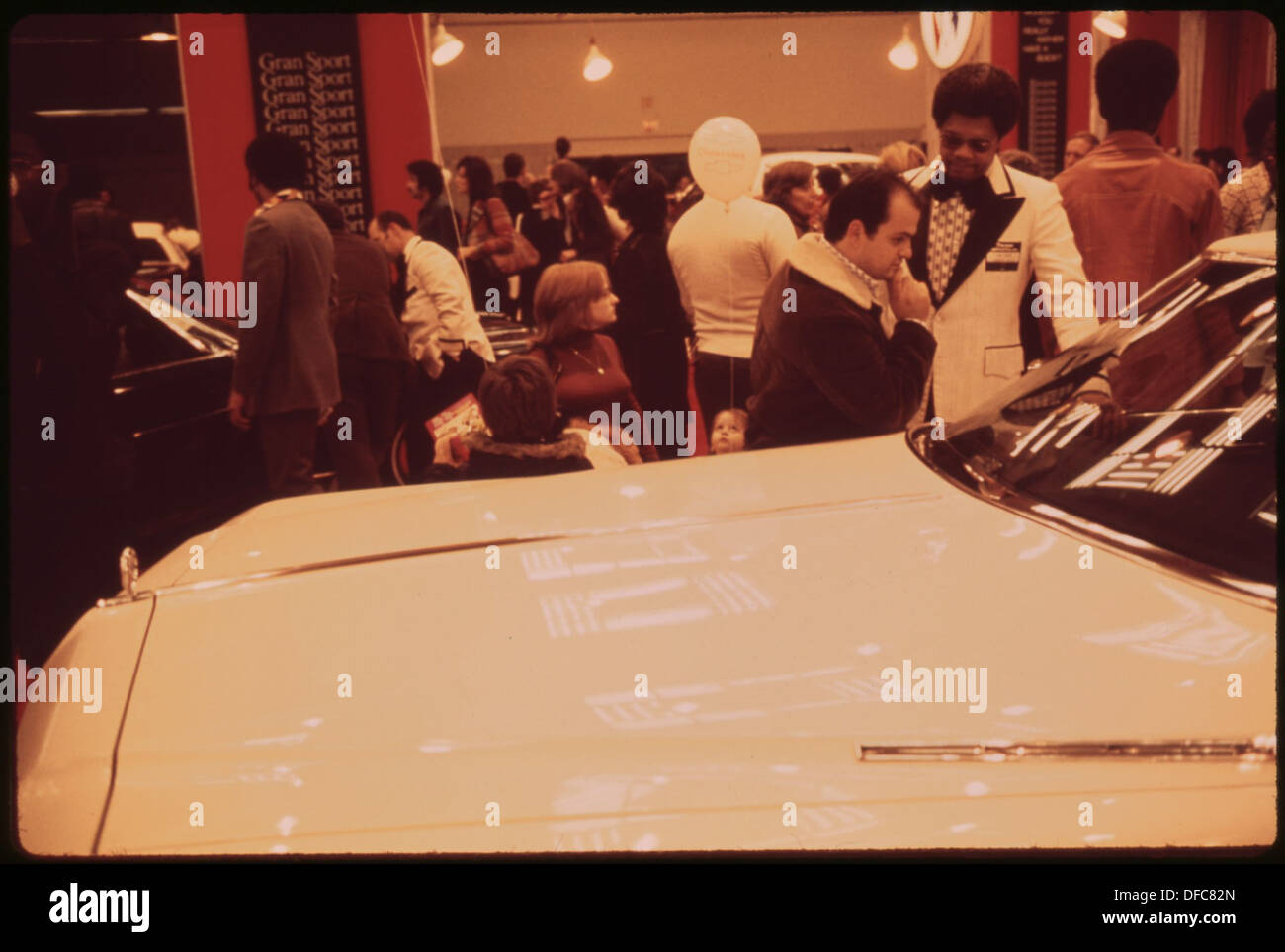 AUTOMOBILE SHOW AT THE NEW YORK COLISEUM AT COLUMBUS CIRCLE IN MIDTOWN ...