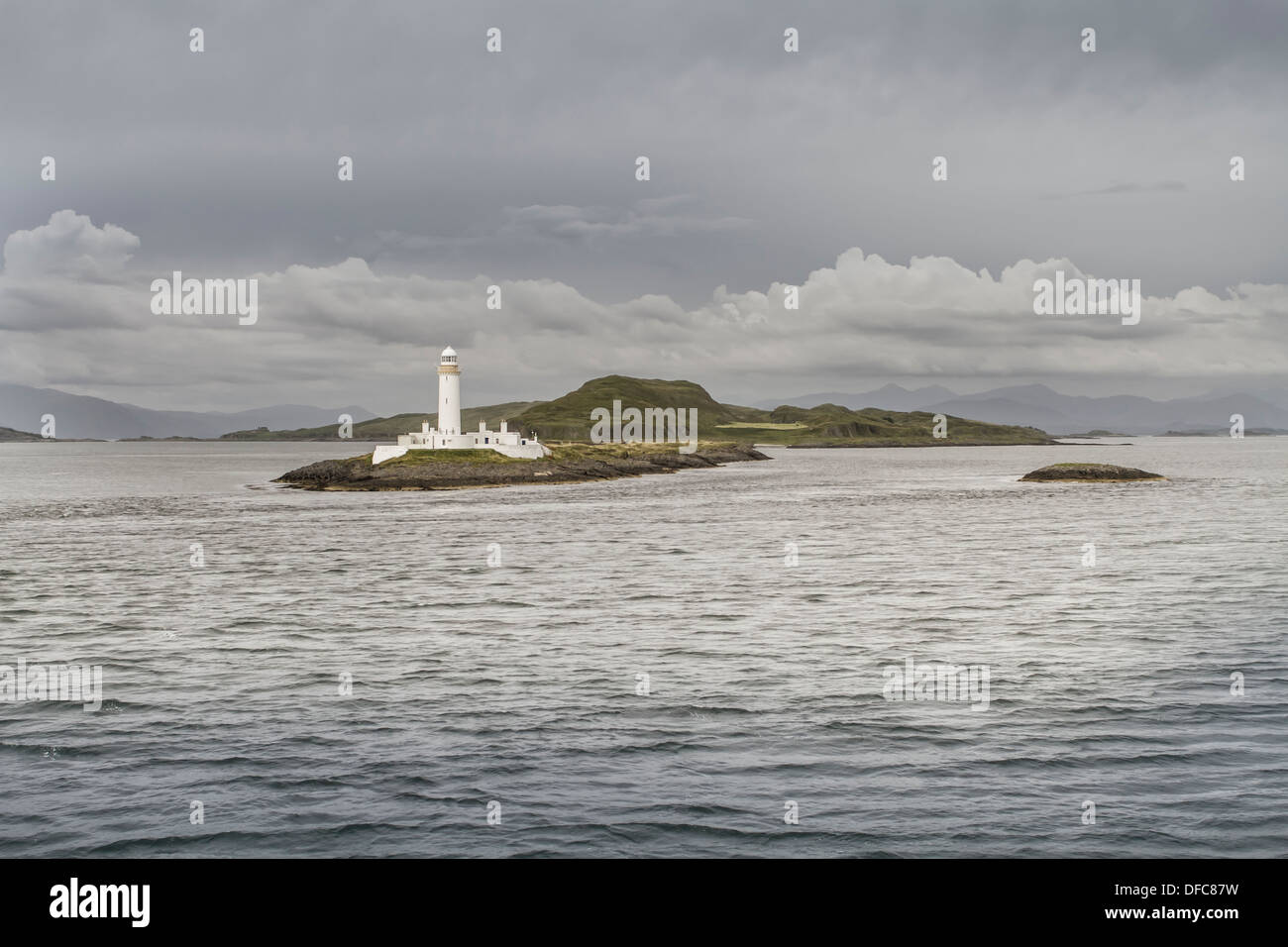 Scotland, View of Lismore Lighthouse Stock Photo - Alamy