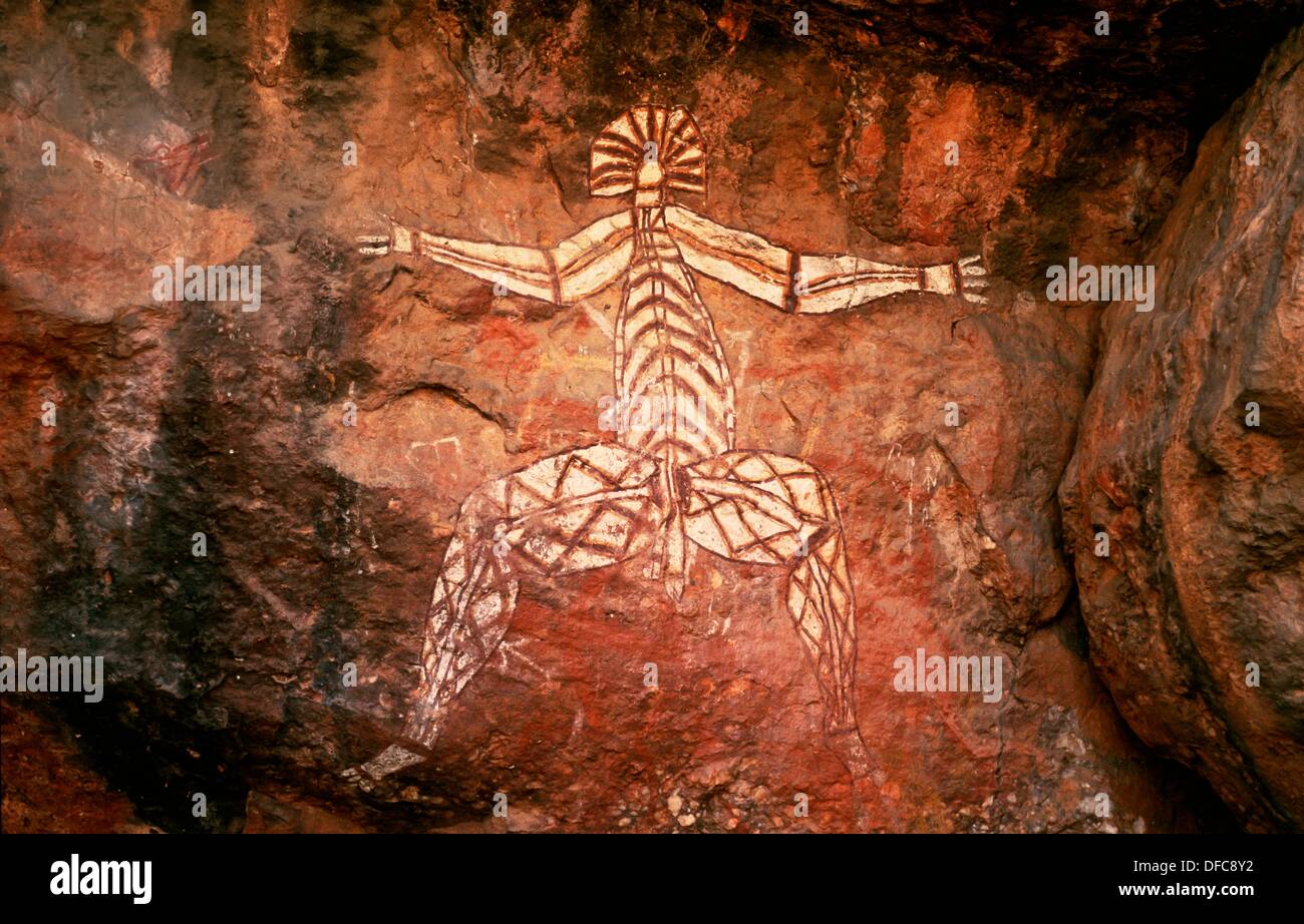 Kakadu aboriginal cave paintings hi-res stock photography and images - Alamy