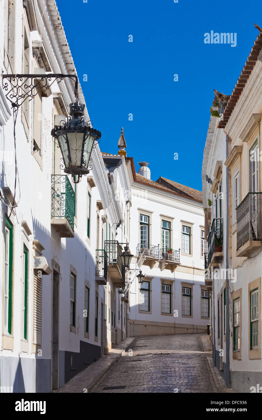 Portugal, Faro, View of houses Stock Photo - Alamy