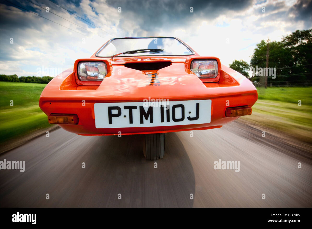 A classic Bond Bug in action Stock Photo - Alamy