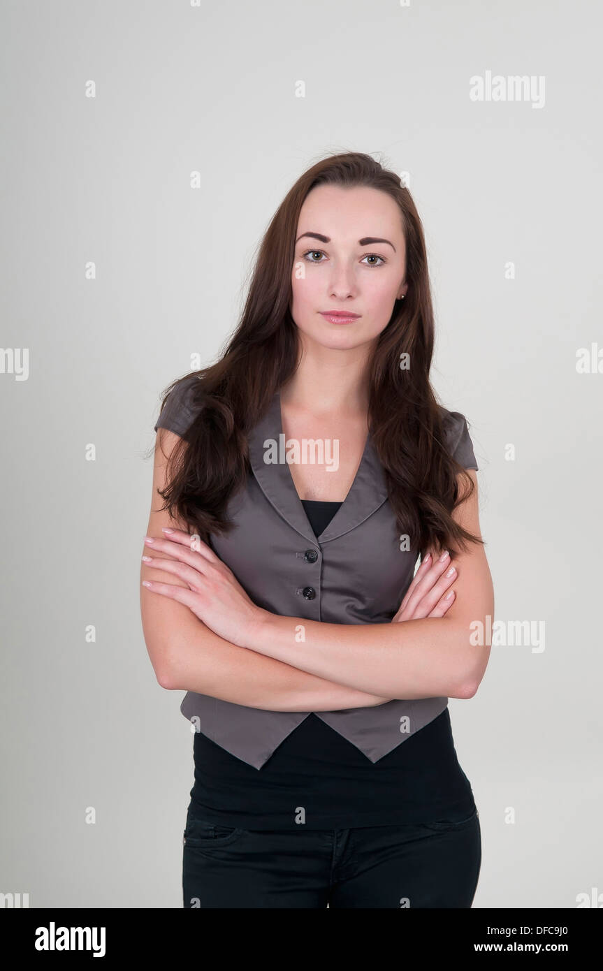 Beautiful woman standing cut out hi-res stock photography and images ...