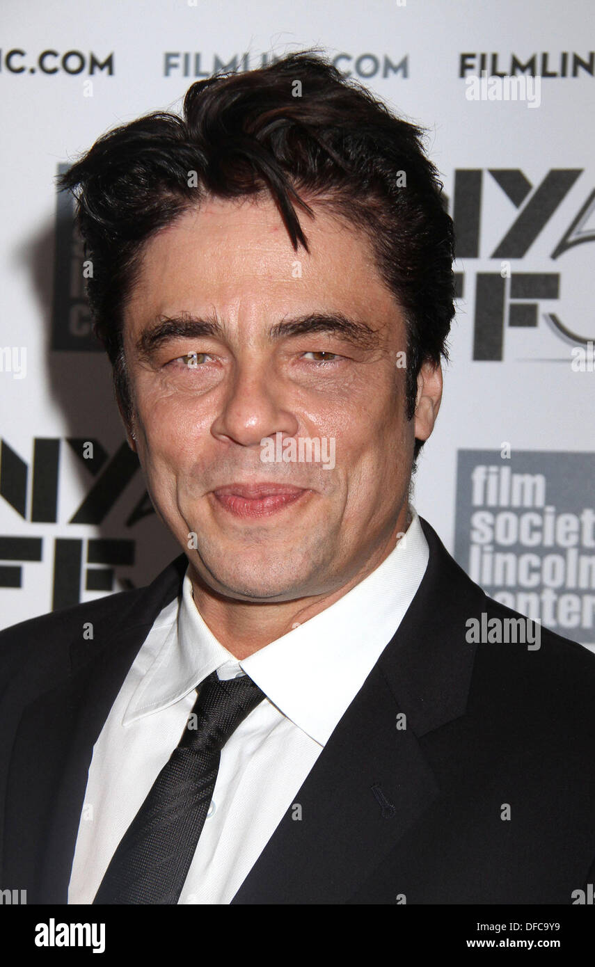 New York, New York, USA. 1st Oct, 2013. Actor BENICIO DEL TORO attends ...