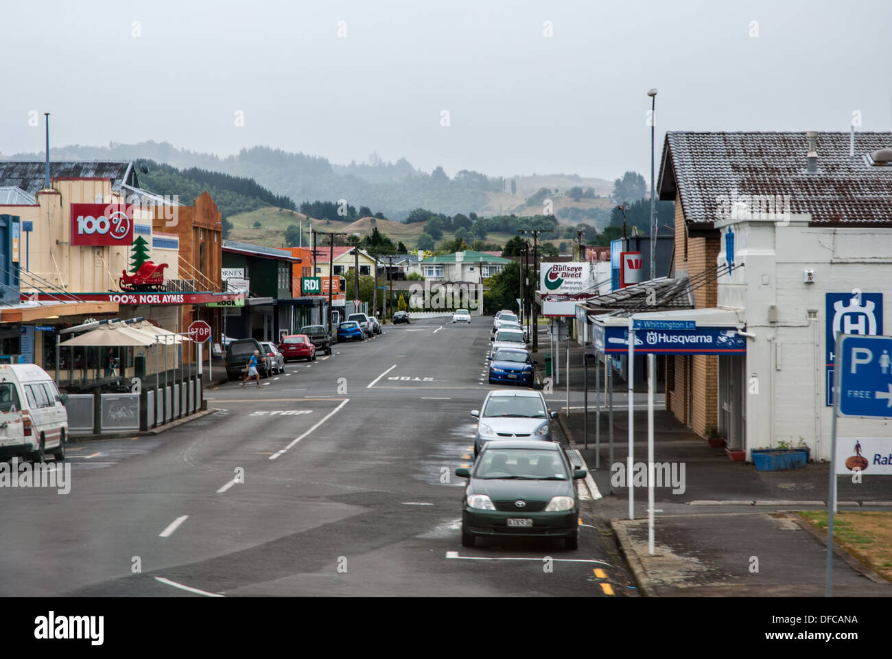 Otorohanga, a typical New Zealand farming town and one of the Kiwiana ...