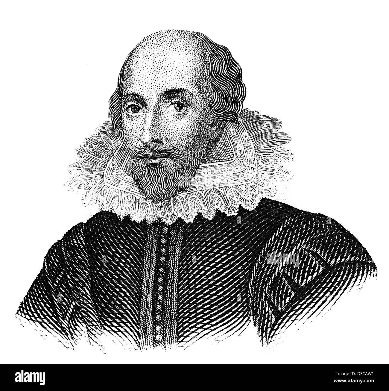 Shakespeare portrait hi-res stock photography and images - Alamy