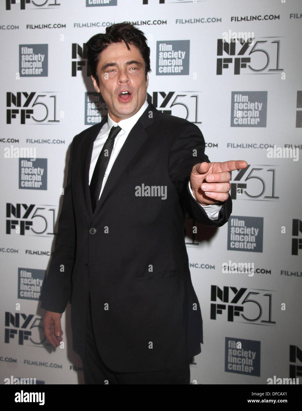 New York, New York, USA. 1st Oct, 2013. Actor BENICIO DEL TORO attends ...