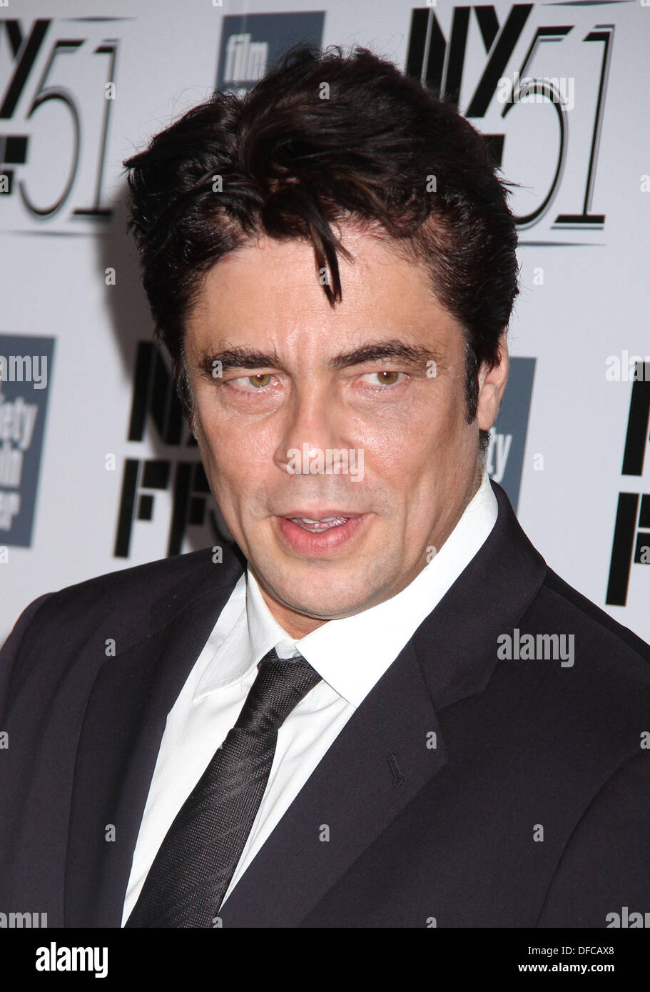 New York, New York, USA. 1st Oct, 2013. Actor BENICIO DEL TORO attends ...