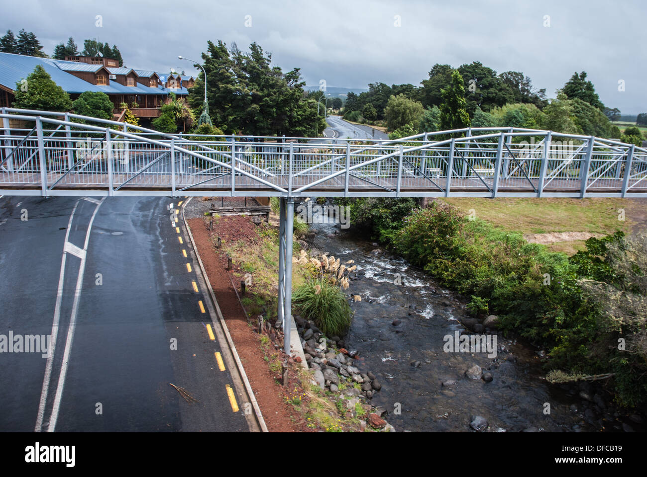 Road footbridge hi-res stock photography and images - Alamy