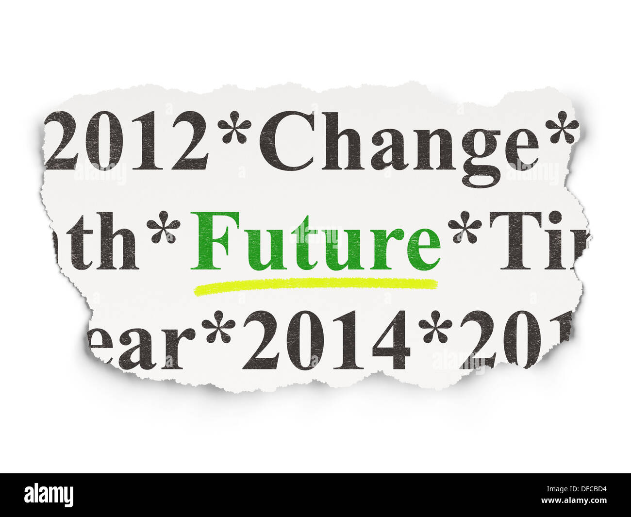 Timeline concept: Future on Paper background Stock Photo - Alamy